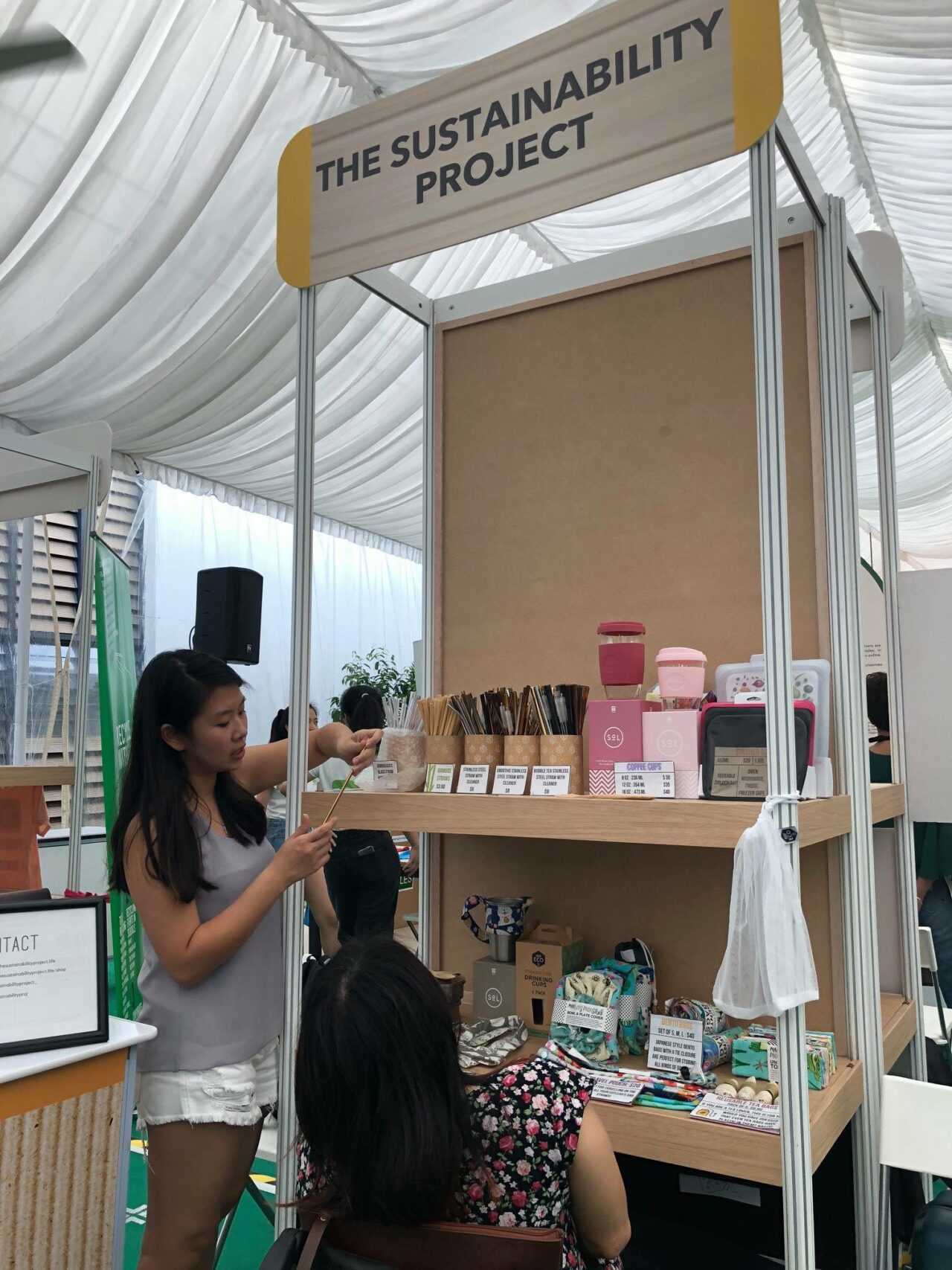 Booth Set Up - The Sustainability Project